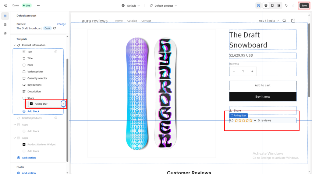 Customize Single Preview Badge options - Fivesdots